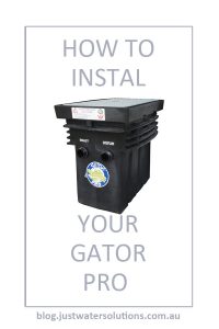 Greywater Gator Pro Installation - Just Water Solutions